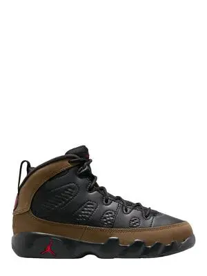 JORDAN 9 Retro Olive - Black/true Red/light Olive