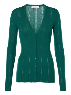 Gabriela Hearst Lillian Wool Cardigan - Green