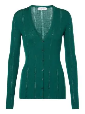 Gabriela Hearst Lillian Wool Cardigan - Green