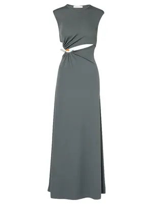 CHRISTOPHER ESBER Christopher Esber Concave Stone Maxi Dress