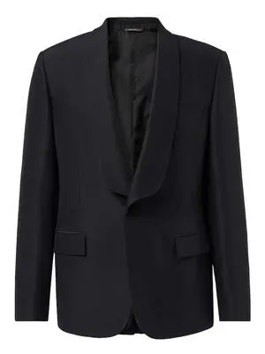 Loro Piana Cashmere And Silk Suit Jacket - Black