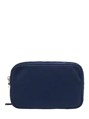 Stoney Clover Lane Stoney Clover Lane Double Zipper Pouch Sapphire