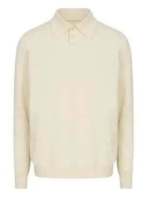 MAISON MARGIELA Elbow-patch Polo Shirt - Neutrals
