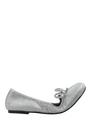 Balenciaga Leopold Ballerina Shoes - Silver
