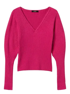 TWINSET Fitted Rib-Knit Jumper