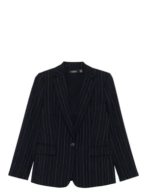 Ralph Lauren Pinstriped Stretch-wool Blazer - Blue