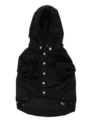 Prada Hooded Dog Coat - Black
