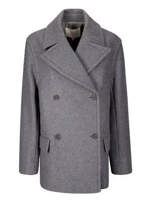 Studio Nicholson Coles Double-Breasted Coat Grey