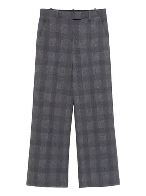 CIRCOLO 1901 Checked Trousers - Blue