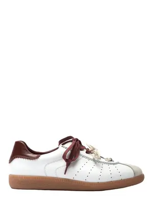 SCAROSSO Double-shoe Lace Trainers - White