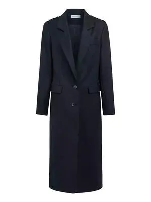 16Arlington Arca Mid-length Coat - Black