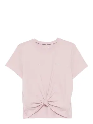 Dkny DKNY Logo-Embellished T-Shirt Pink