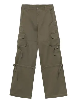 Ermanno Scervino Strap-detail Cargo Pants - Green