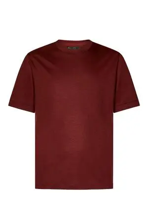 FRANZESE COLLECTION Alain Delon Cashmere T-shirt - Red