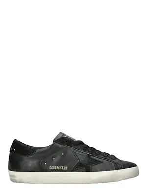 GOLDEN GOOSE Superstar Low-top Leather Trainers - Black
