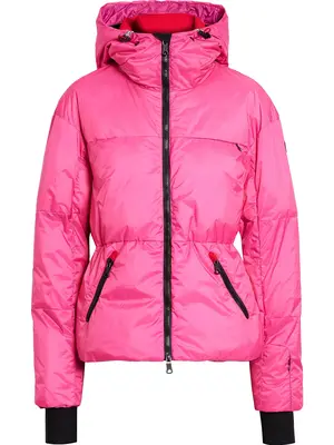 ERIN SNOW Ledo Quilted Hooded Ski Jacket - Fuchsia