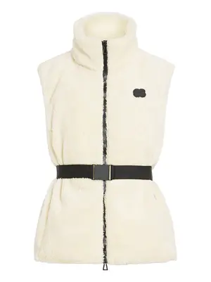 ERIN SNOW Teddy Fleece Vest - Ivory