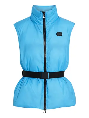 ERIN SNOW Erin Snow Nix Appliquéd Vest Blue