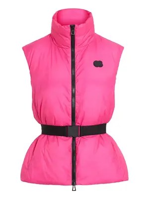 ERIN SNOW Erin Snow Nix Appliquéd Vest Bright Pink
