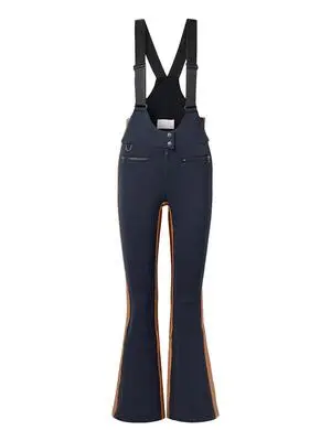 ERIN SNOW Kris Striped Bootcut Ski Salopettes Midnight Blue