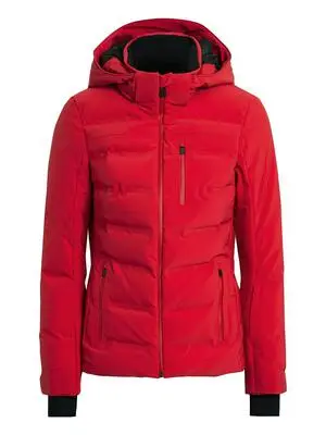 Aztech Mountain Nuke Quilted Ski Jacket - Red