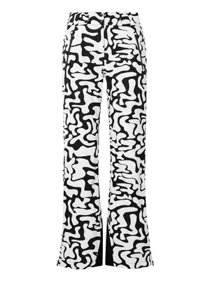 Aztech Mountain Ed Curtis Team Aztech Printed Ski Pants - White