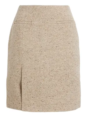 CO Donegal Wool Mini Skirt