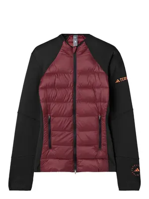 Adidas By Stella McCartney Terrex Truenature Quilted Jacket - Burgundy