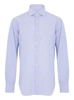 BARBA NAPOLI Dot-print Shirt - Blue