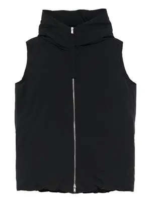 JIL SANDER Padded Gilet - Black