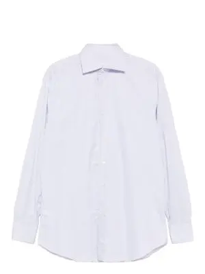 Brioni Horizontal Stripe Shirt - Blue