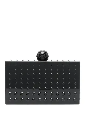AQUAZZURA Tequila Clutch - Black