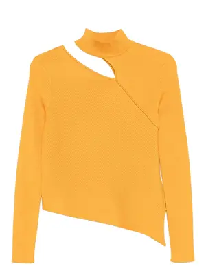 DKNY DKNY Cut-Out Ribbed Sweater