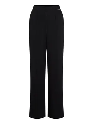 Karl Lagerfeld Straight-leg Trousers - Black