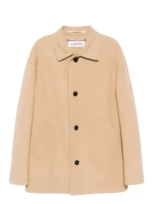 LANVIN Single-breasted Coat - Neutrals