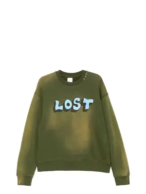 Alchemist Lost Graphic Print Sweatshirt - Green