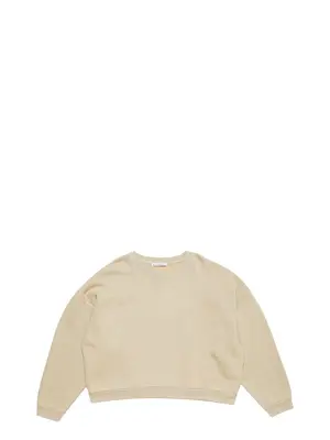 Acne Studios Acne Studios Logo-Patch Jersey Sweatshirt Neutrals