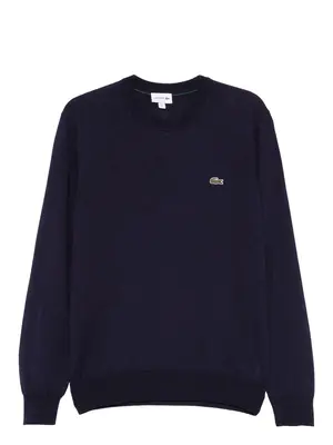 Lacoste Logo-embroidered Sweater - Blue