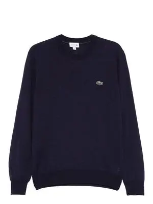 Lacoste Logo-embroidered Sweater - Blue