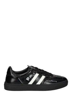 John Richmond Logo Stamp Low-top Sneakers - Black