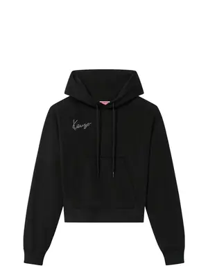 Kenzo Star Tiger Embroidered Hoodie - Black