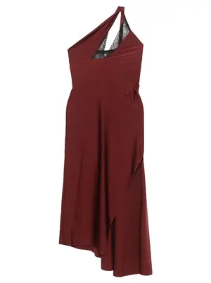 Coperni Asymmetric Maxi Dress - Red