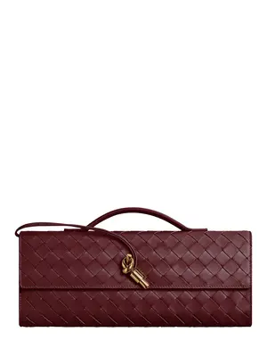 Bottega Veneta Bottega Veneta Medium Andiamo Clutch Bag Red