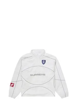 Supreme Reflective Piping Pullover - White