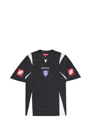 Supreme Crest Soccer Jersey - Black