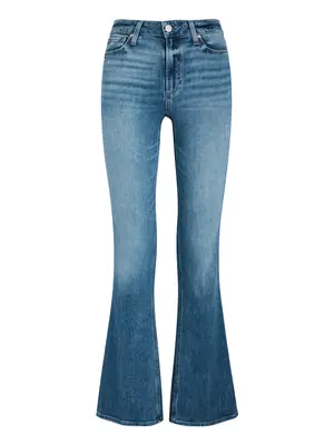 Paige Laurel Canyon Bootcut Jeans - Blue