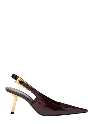 SAINT LAURENT Saint Laurent Lee 75 Slingback Pumps