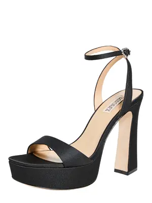 Badgley Mischka Caia Platform Pumps - Black