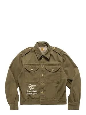 HUMAN MADE Military Denim Jacket - Green