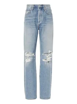 AGOLDE Kelly High-rise Straight Jeans - Blue